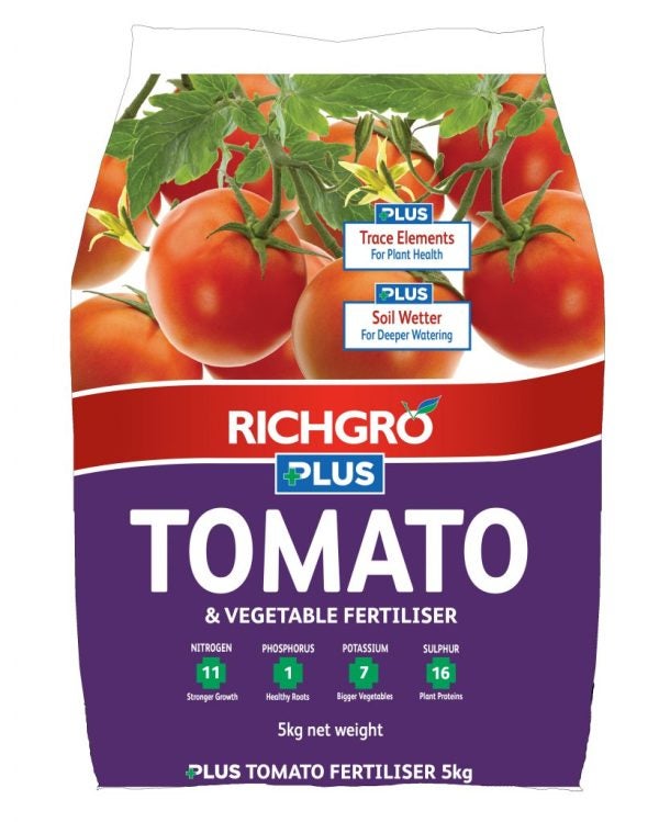 Plus Tomato & Vegetable Fertiliser 2.5Kg | Canberra Nursery & Garden Centre