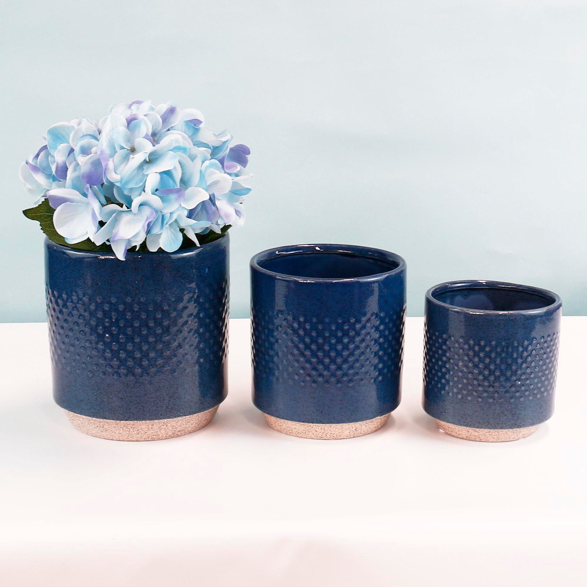 Cobalt spot pot | Canberra Nursery & Garden Centre