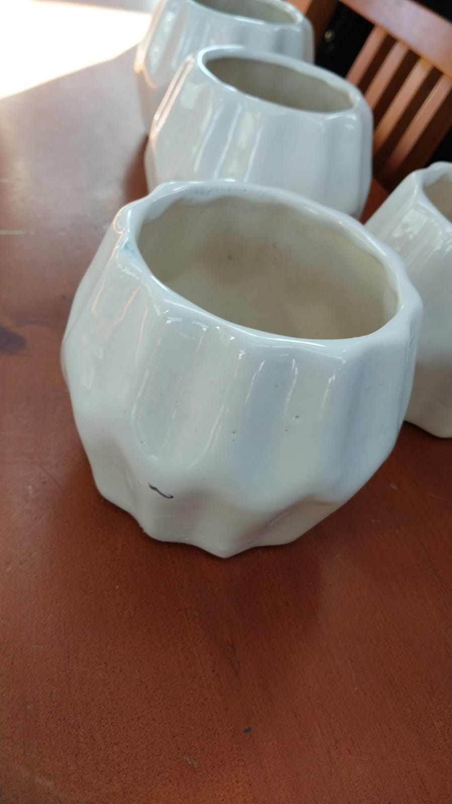 White Funky Pot | Canberra Nursery & Garden Centre