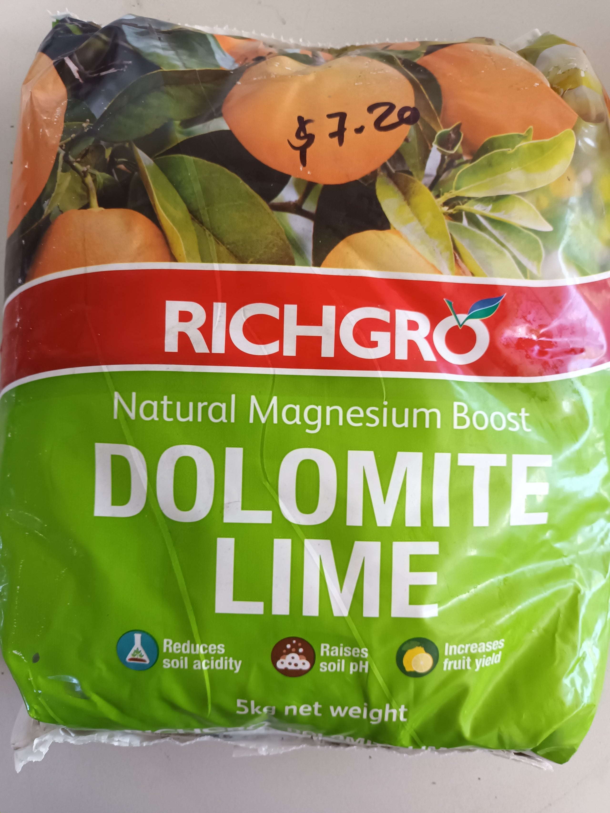 Dolomite lime in 5kg | Canberra Nursery & Garden Centre